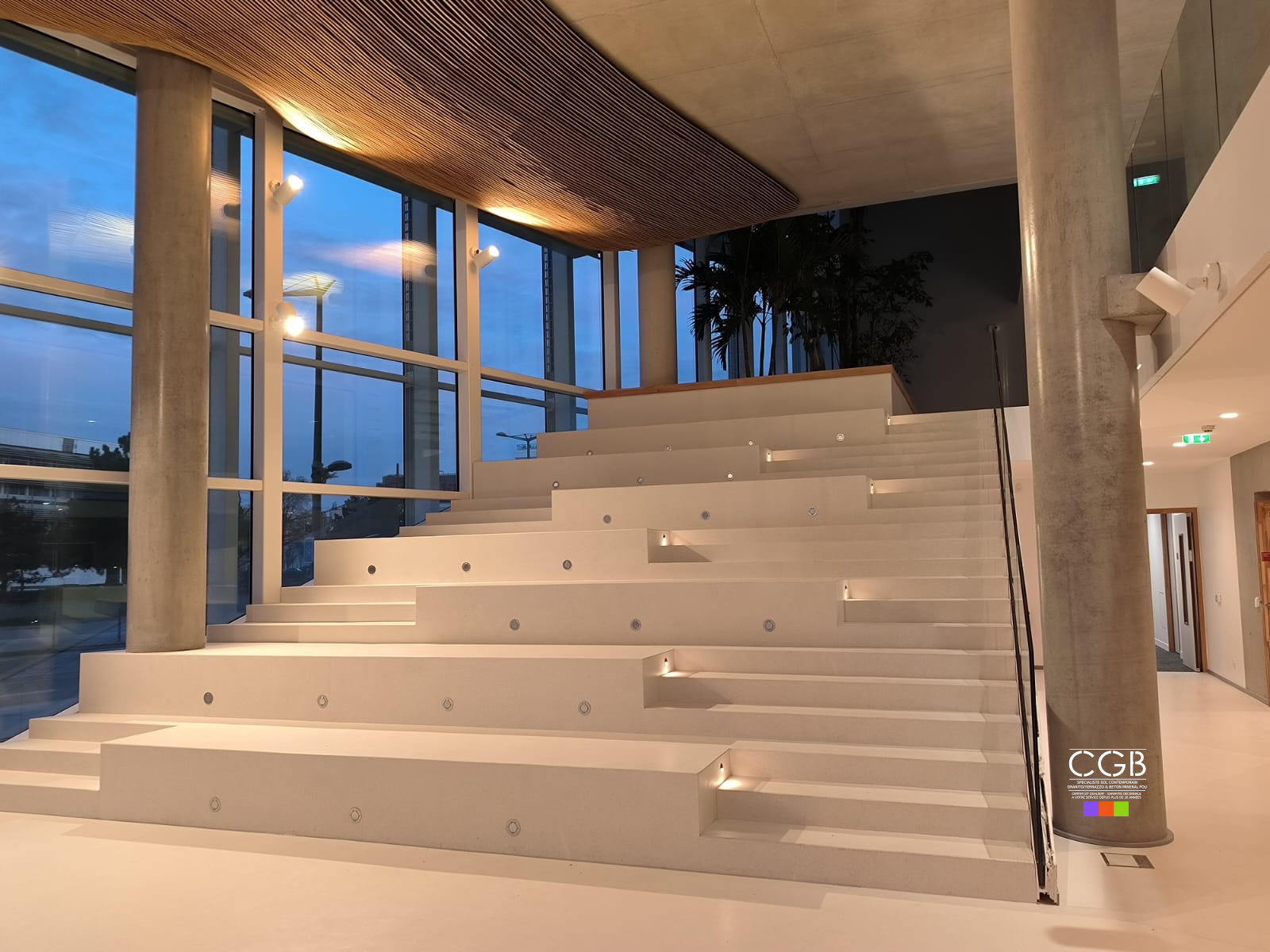 Pose de sol en béton Béton poli Lyon - Entreprise spécialisée coulage ...